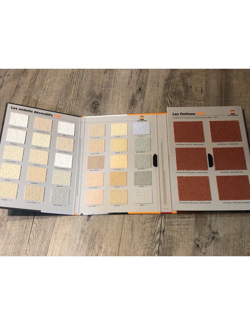 Nuancier finition façade